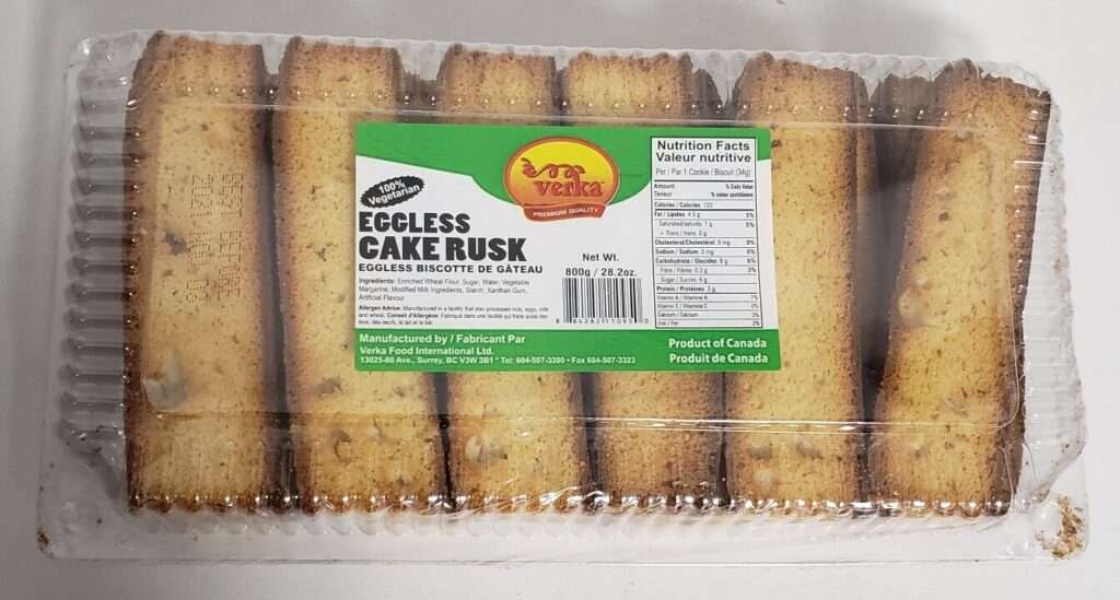 Verka Eggless Cake Rusk – BuckValu